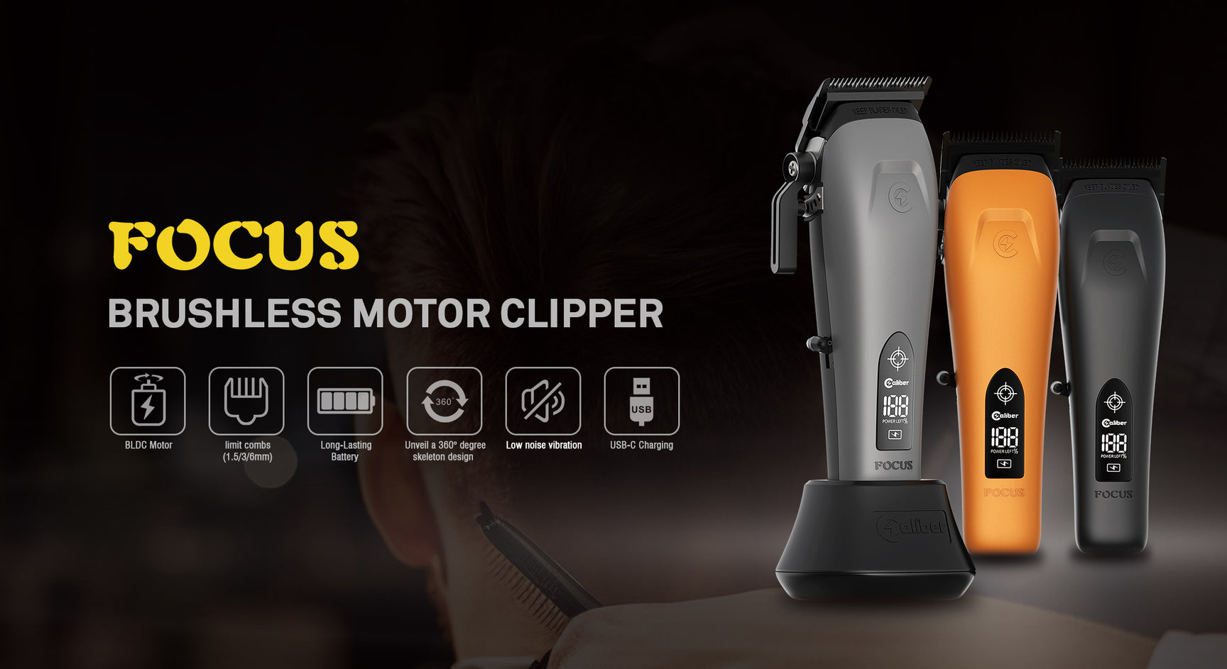 Caliber professional hair clippers, trimmers, shaver, iron and dryer ...