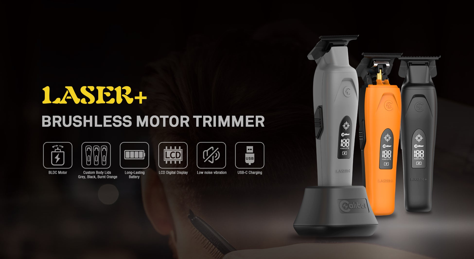 Caliber professional hair clippers, trimmers, shaver, iron and dryer ...