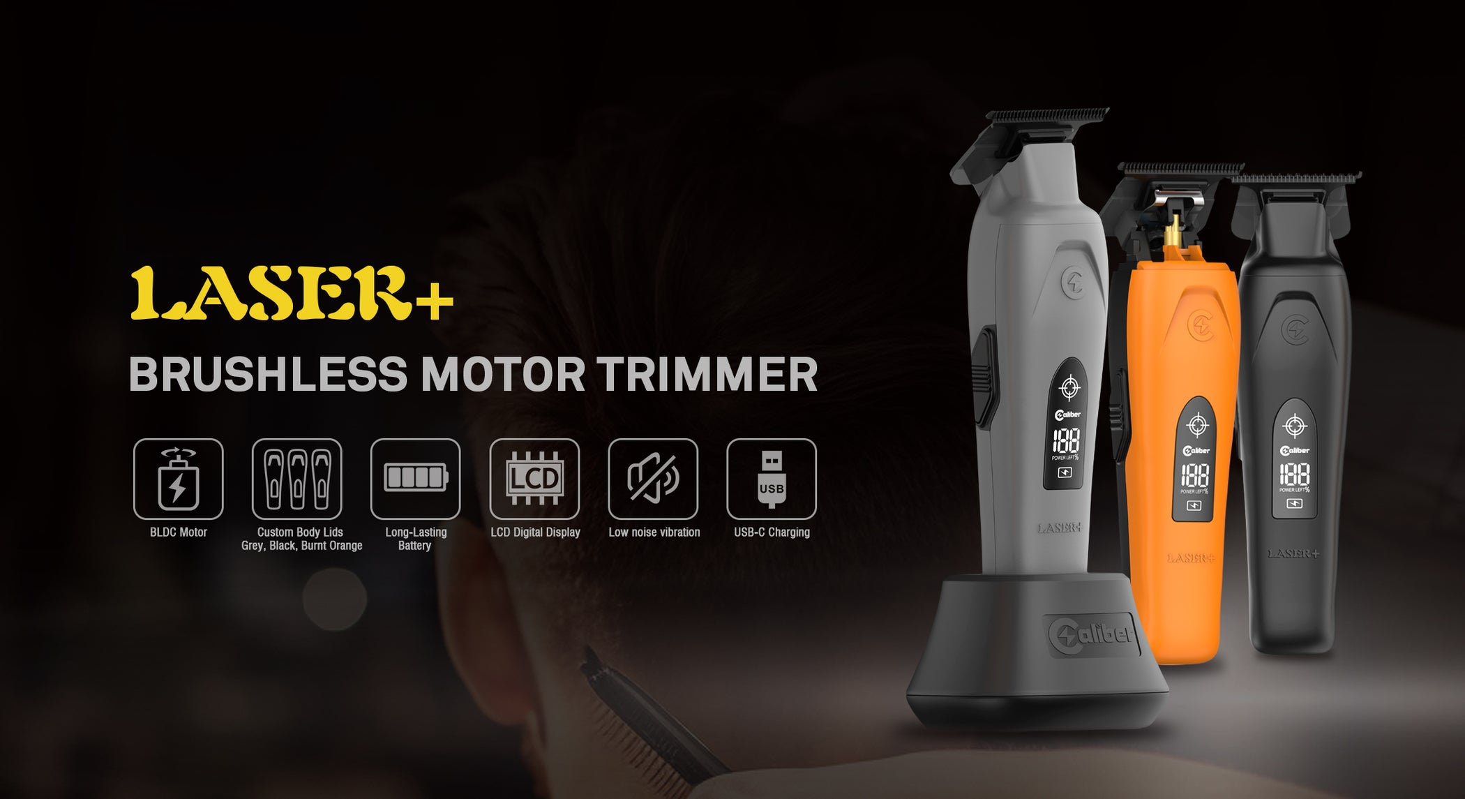 Caliber professional hair clippers, trimmers, shaver, iron and dryer ...