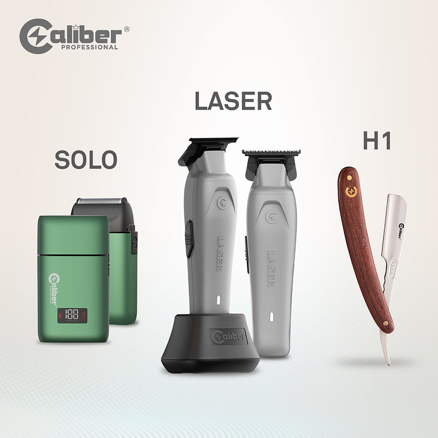 Caliber professional hair clippers, trimmers, shaver, iron and dryer ...