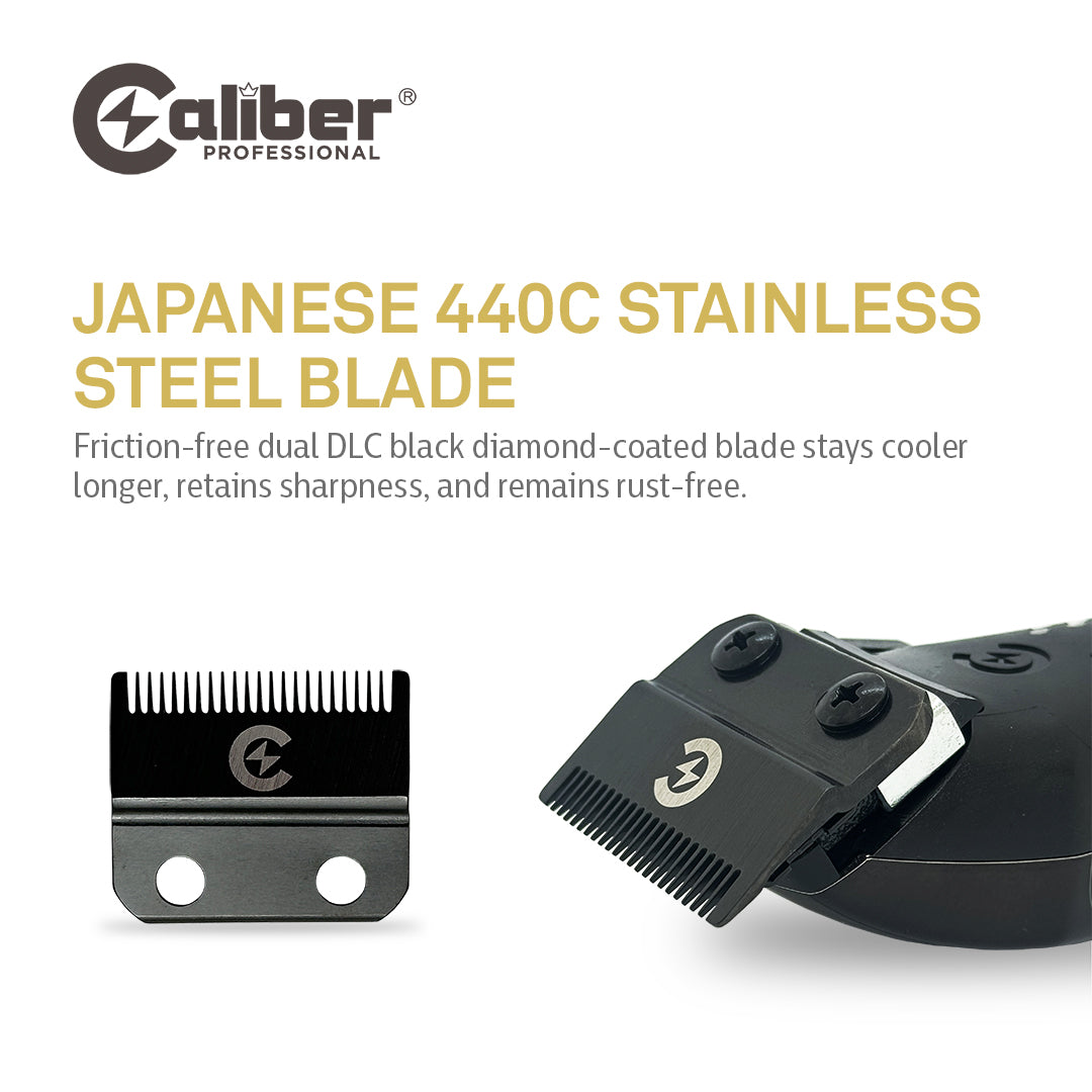 .50 Caliber Dual DLC Fade Blades – Caliber Pro USA