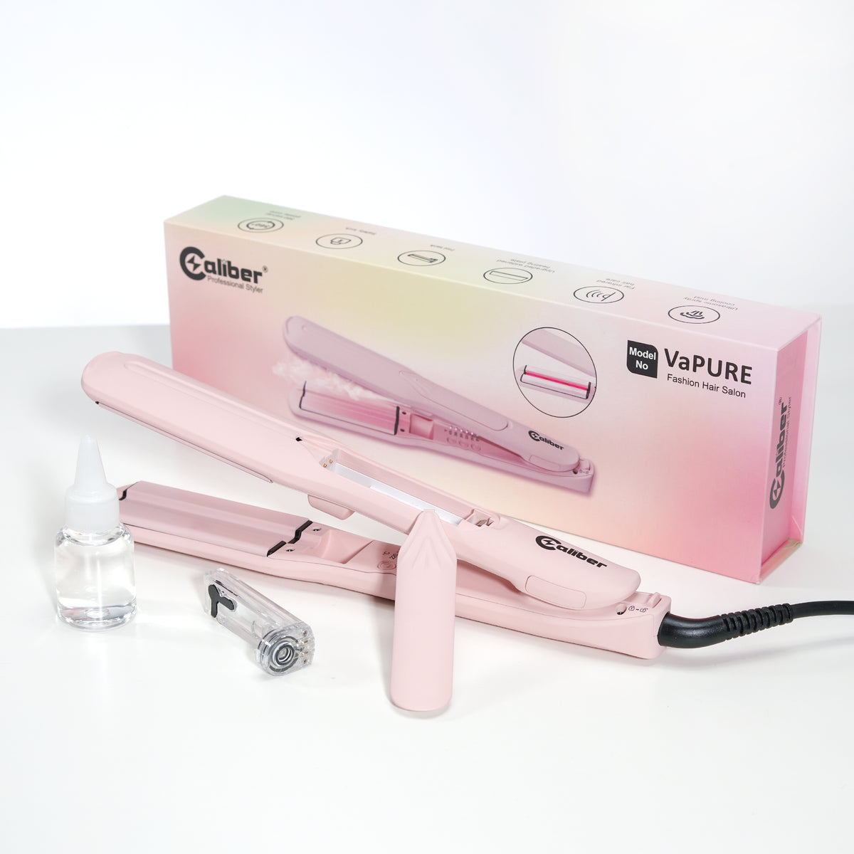 Caliber VaPURE Infrared Ultrasonic Spray Cooling Mist Flat Iron ...