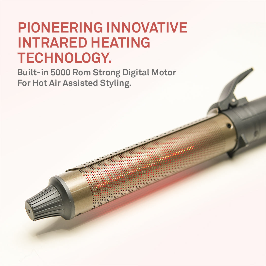 Caliber Lumina Heat Infrared Curling Iron, 3 sizes – Caliber Pro USA