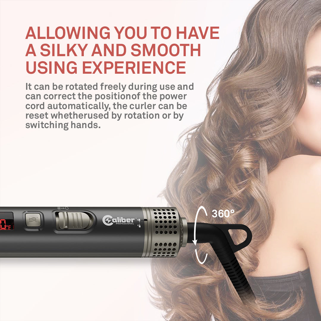Caliber Lumina Heat Infrared Curling Iron, 3 sizes – Caliber Pro USA