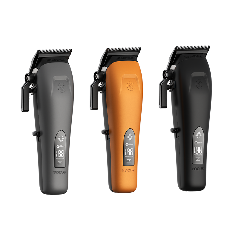 Caliber Focus Brushless Motor Clipper, 3 Color Lid – Caliber Pro USA